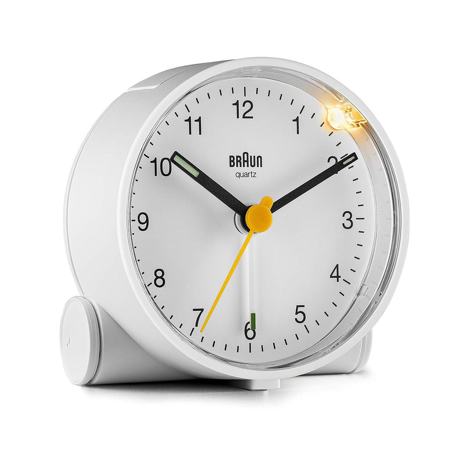 Braun Clocks Classic Alarm Clock BC01W Watch | Shade Station