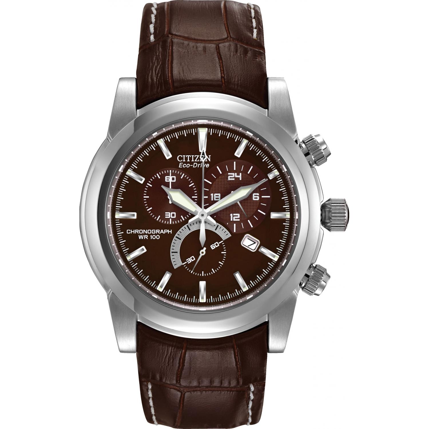 Citizen Eco-Drive Chronograph WR100 AT0550-11X Watch | Shade Station