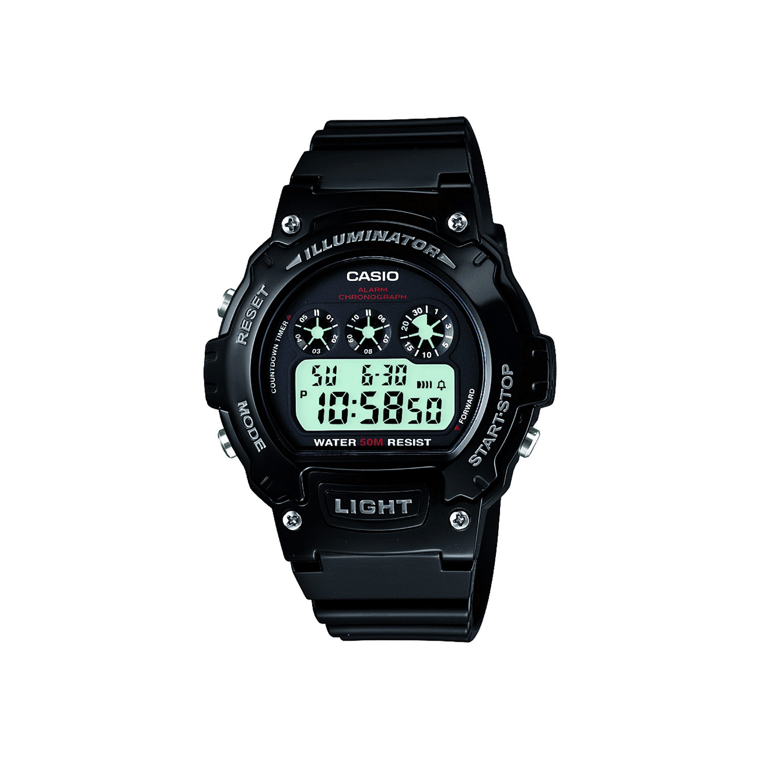 Casio W-214HC-1AVEF Watch | Shade Station