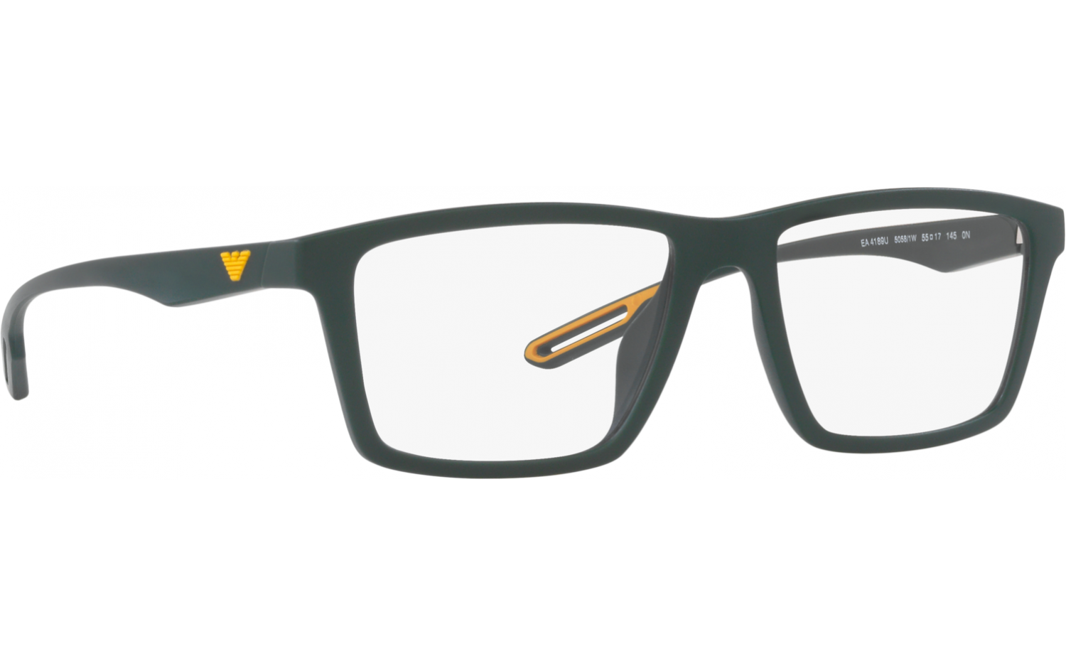 Emporio Armani EA4189U 50581W 55 with Clip-On Lenses Prescription ...