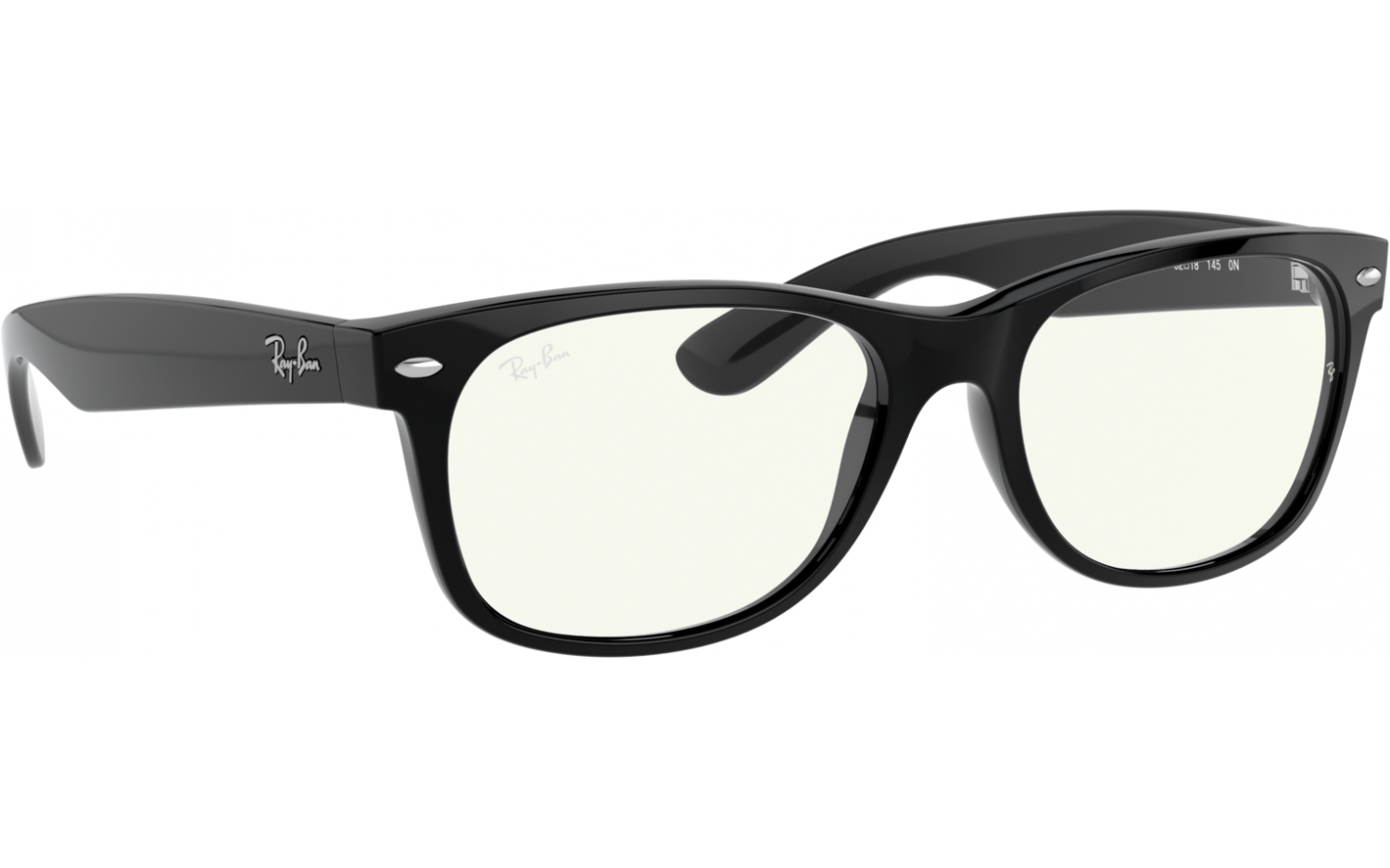 Ray-Ban New Wayfarer RB2132 901/BF 52 Everywhere Sunglasses Sunglasses ...