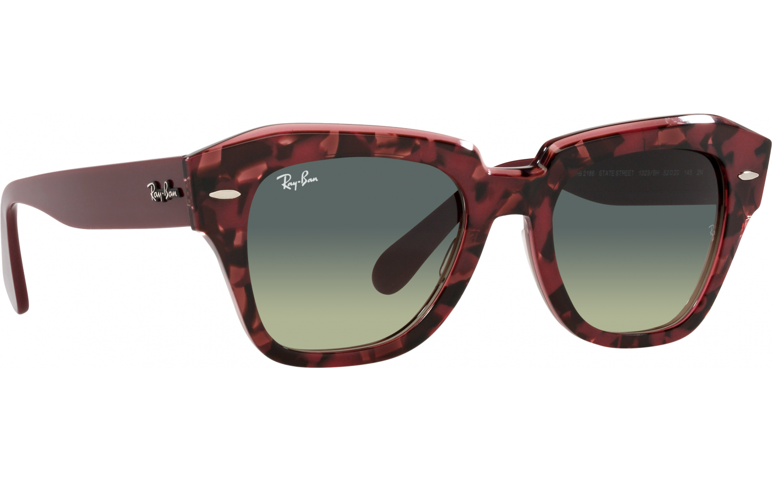 Ray-Ban State Street RB2186 1323BH 49 Sunglasses | Shade Station
