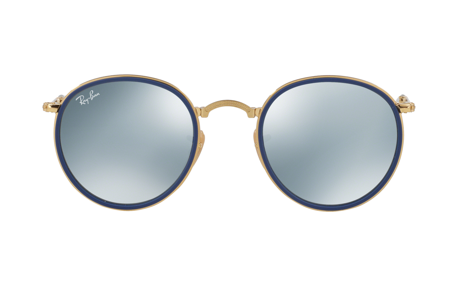 Ray-Ban Round Folding RB3517 001/30 51 Sunglasses | Shade Station