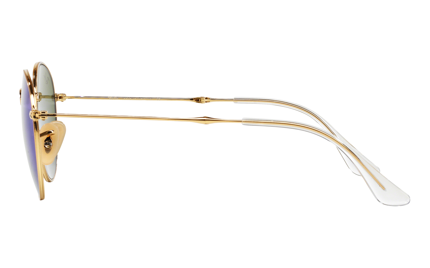 Ray-Ban Round Metal Folding RB3532 001/68 47 Sunglasses | Shade Station