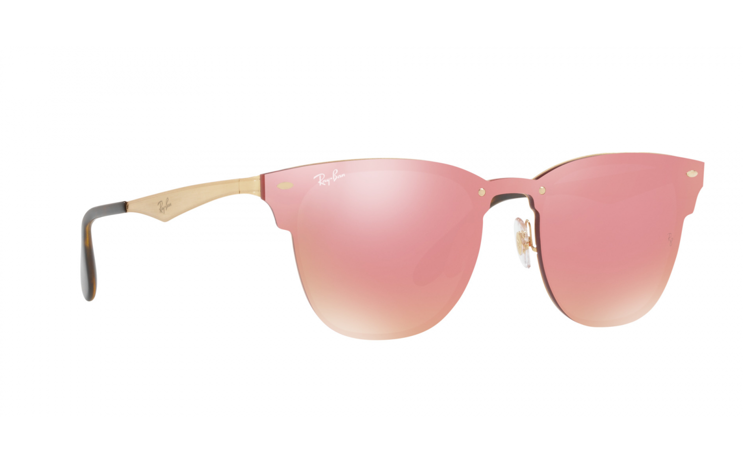 Ray-Ban Blaze Clubmaster RB3576N 043/E4 41 Sunglasses | Shade Station