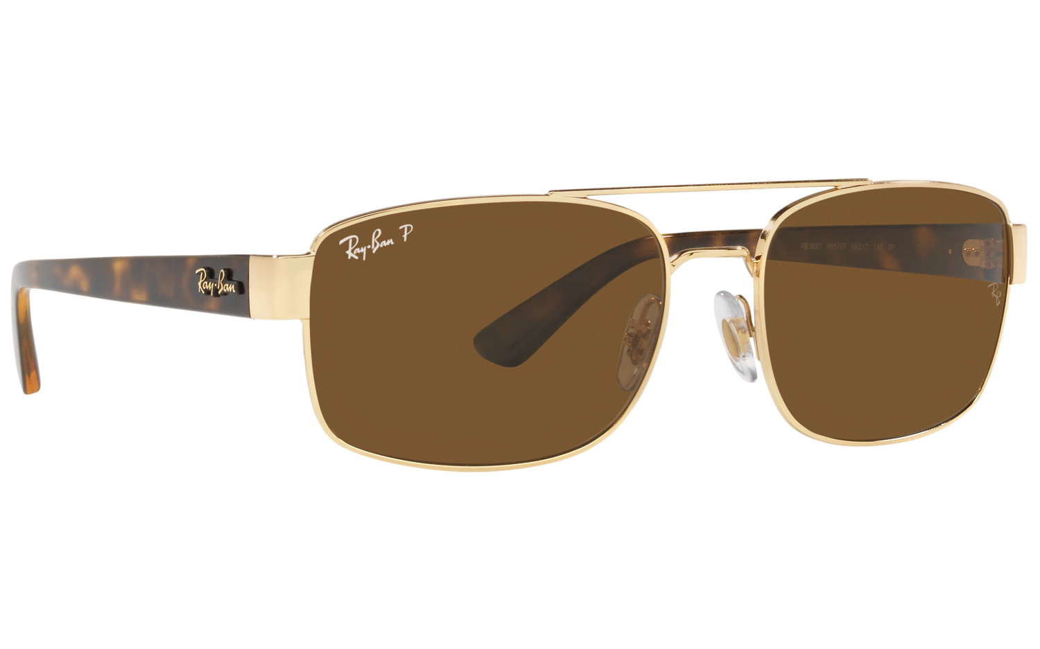 Ray-Ban RB3687 001/57 61 Sunglasses | Shade Station