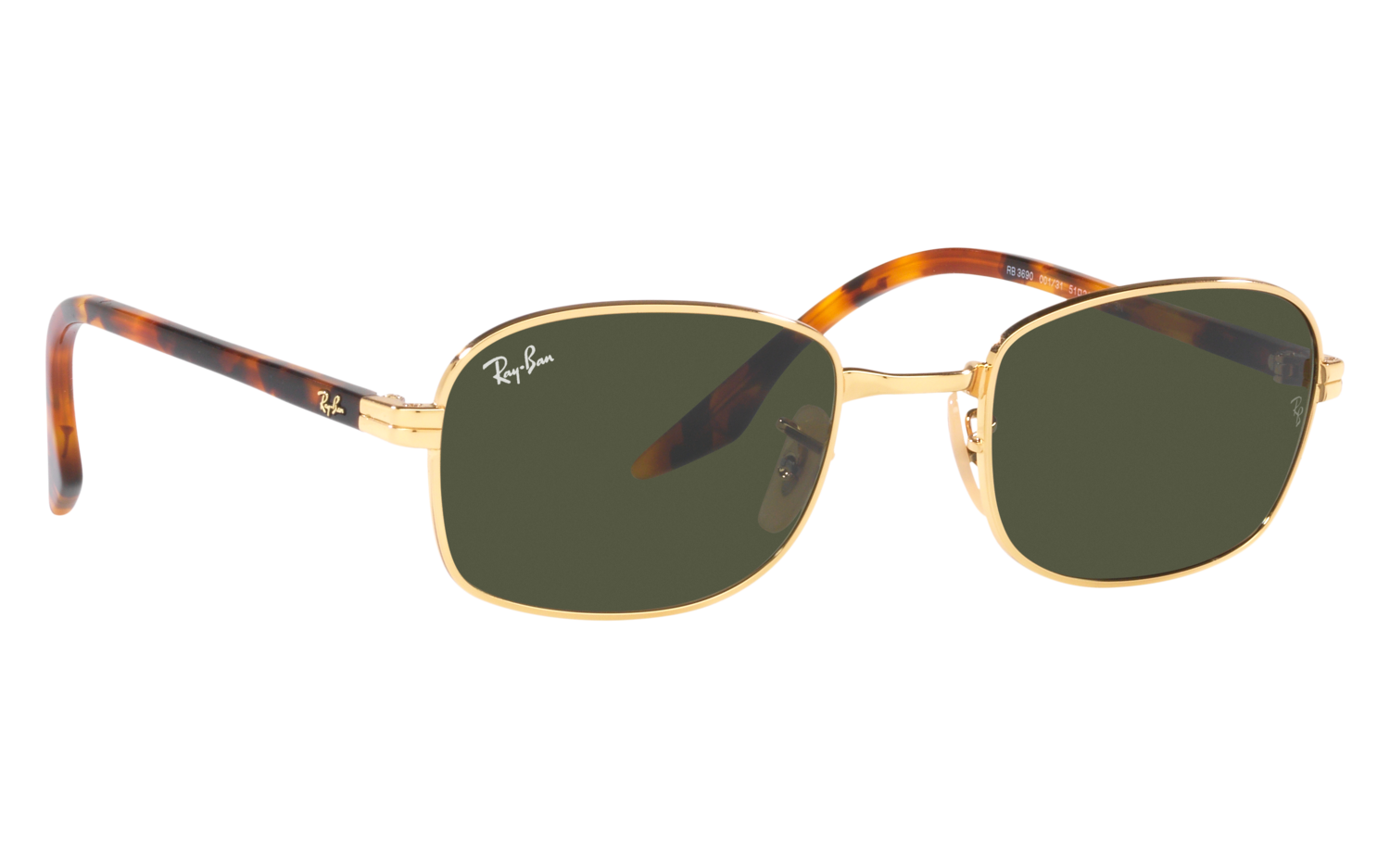 Ray-Ban RB3690 001/31 51 Sunglasses | Shade Station