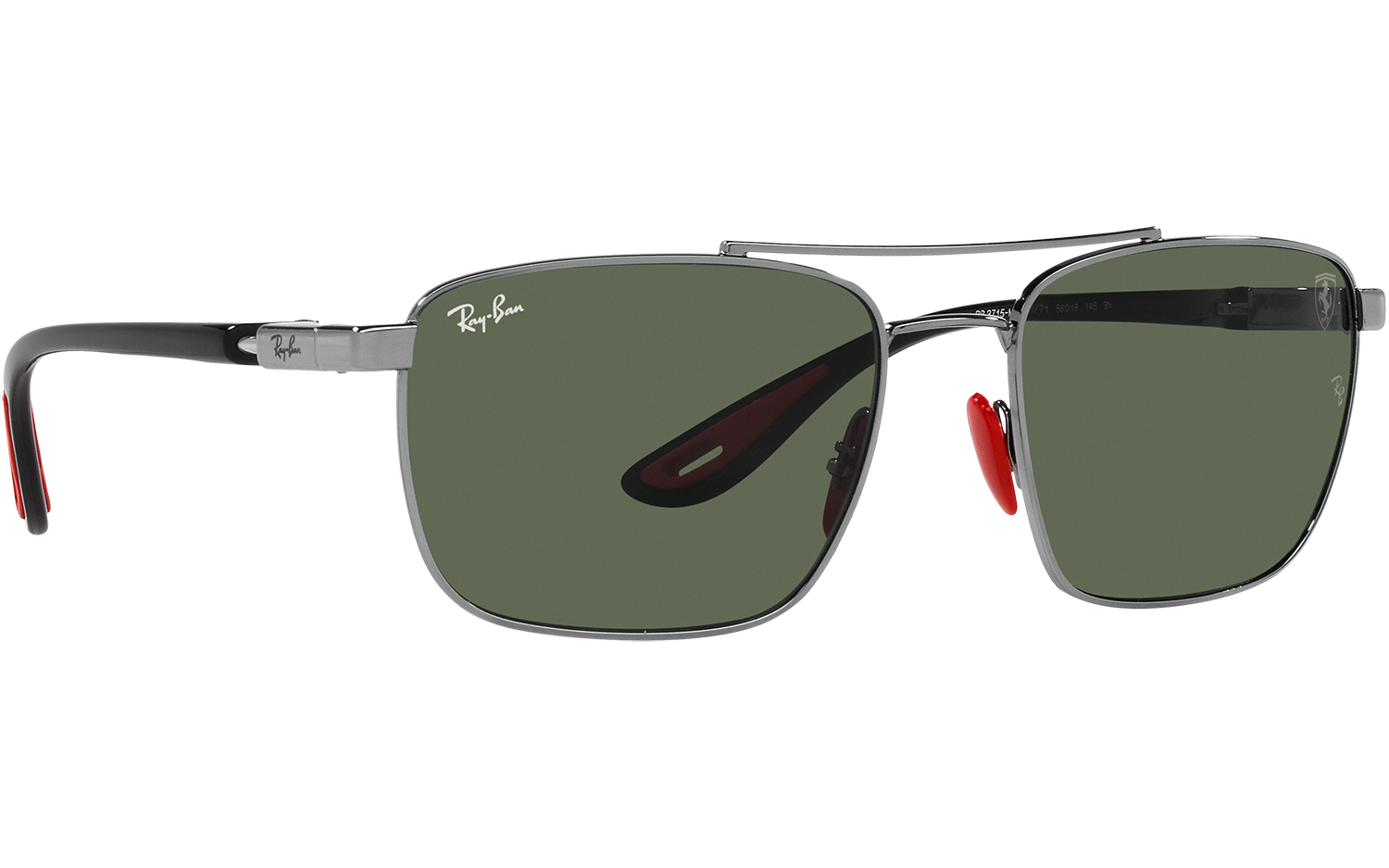 Ray-Ban for Scuderia Ferrari RB3715M F00171 58 Sunglasses | Shade Station
