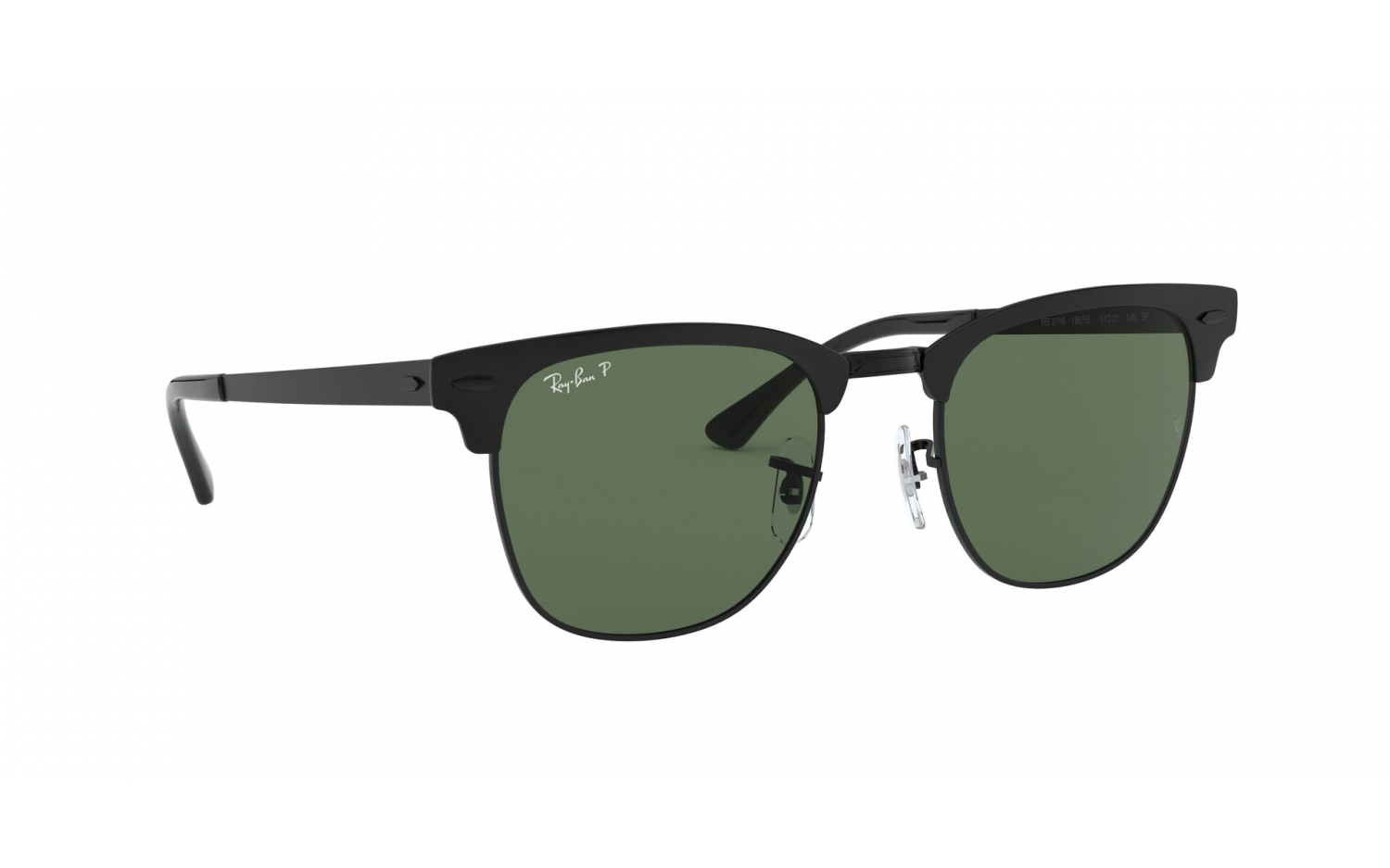 Ray-Ban Clubmaster Metal RB3716 186/58 51 Sunglasses | Shade Station