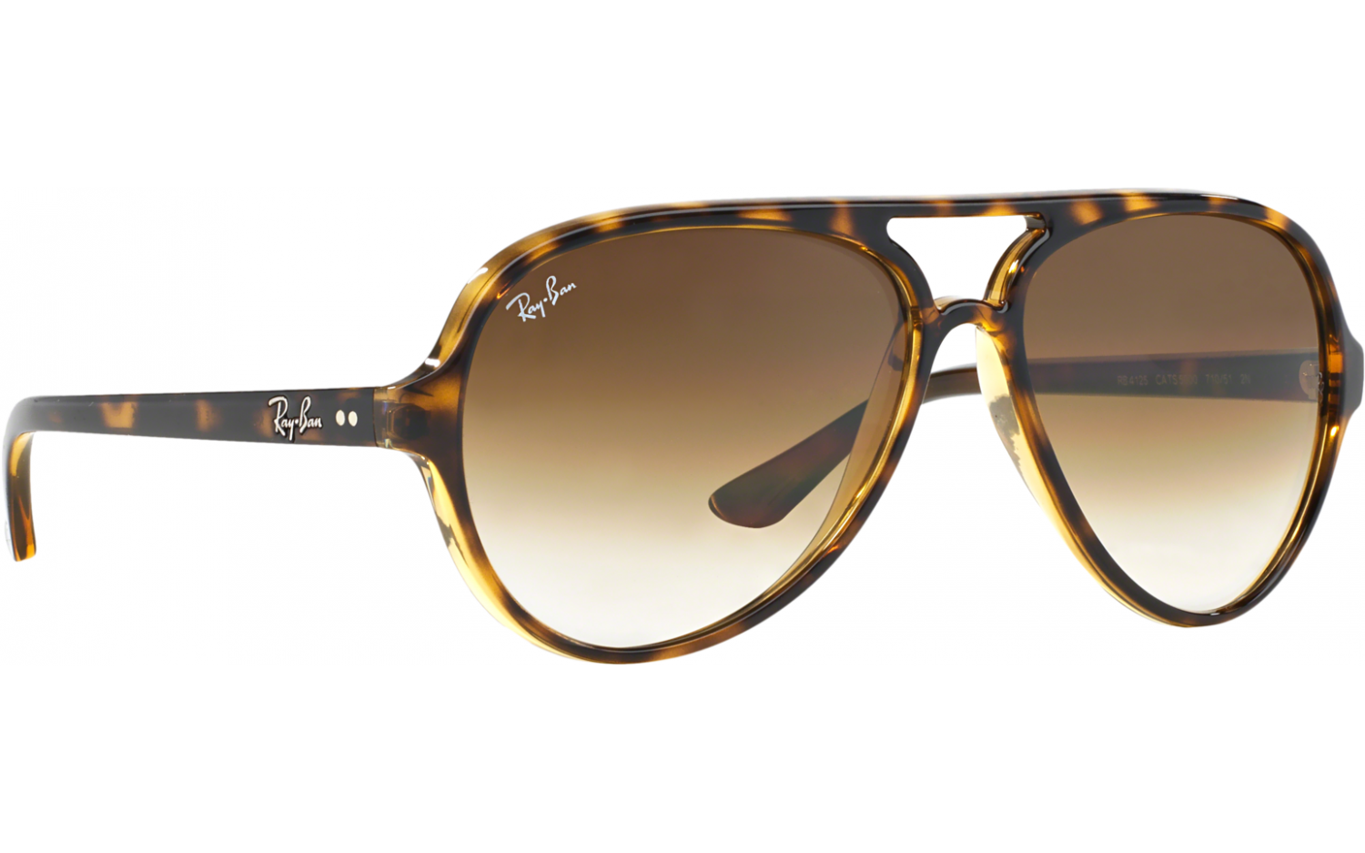 Ray-Ban CATS 5000 RB4125 710/51 59 Sunglasses | Shade Station