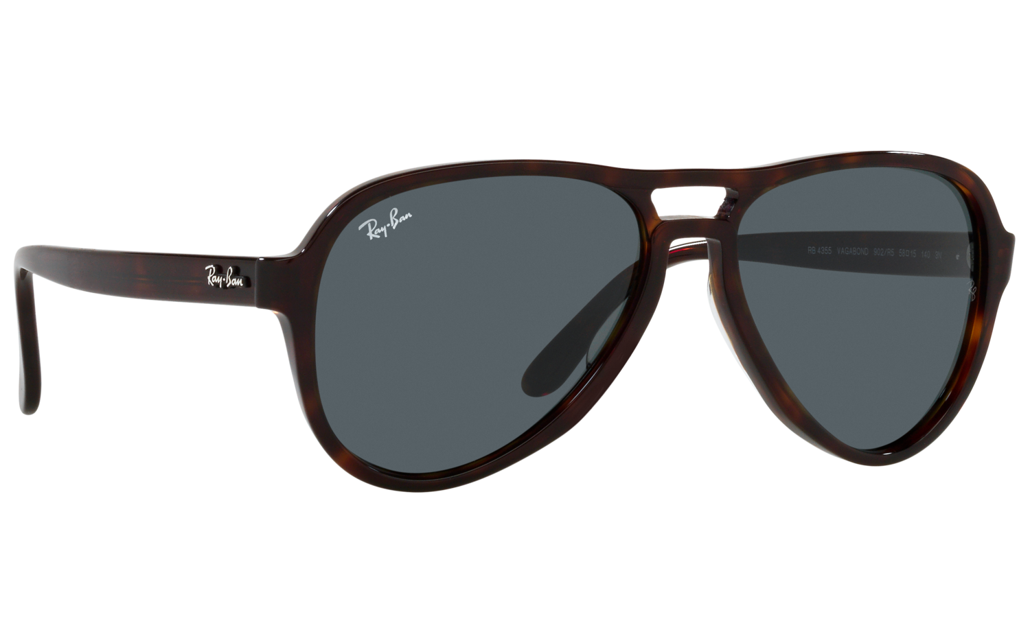 Ray-Ban Vagabond RB4355 902/R5 58 Sunglasses | Shade Station