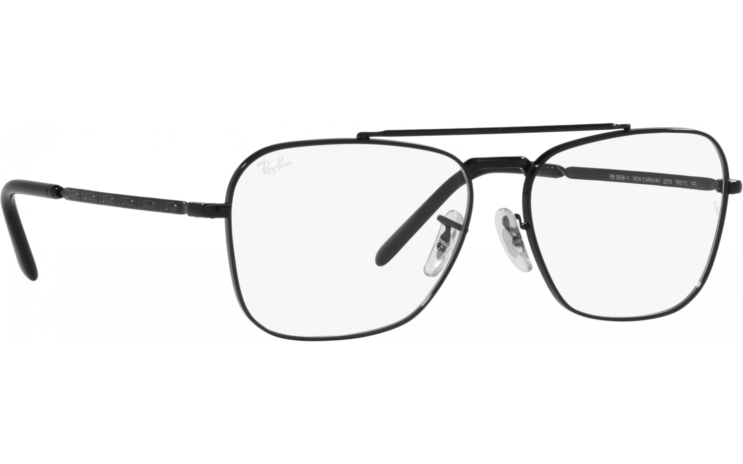 Ray-Ban New Caravan RX3636V 2509 55 Prescription Glasses | Shade Station