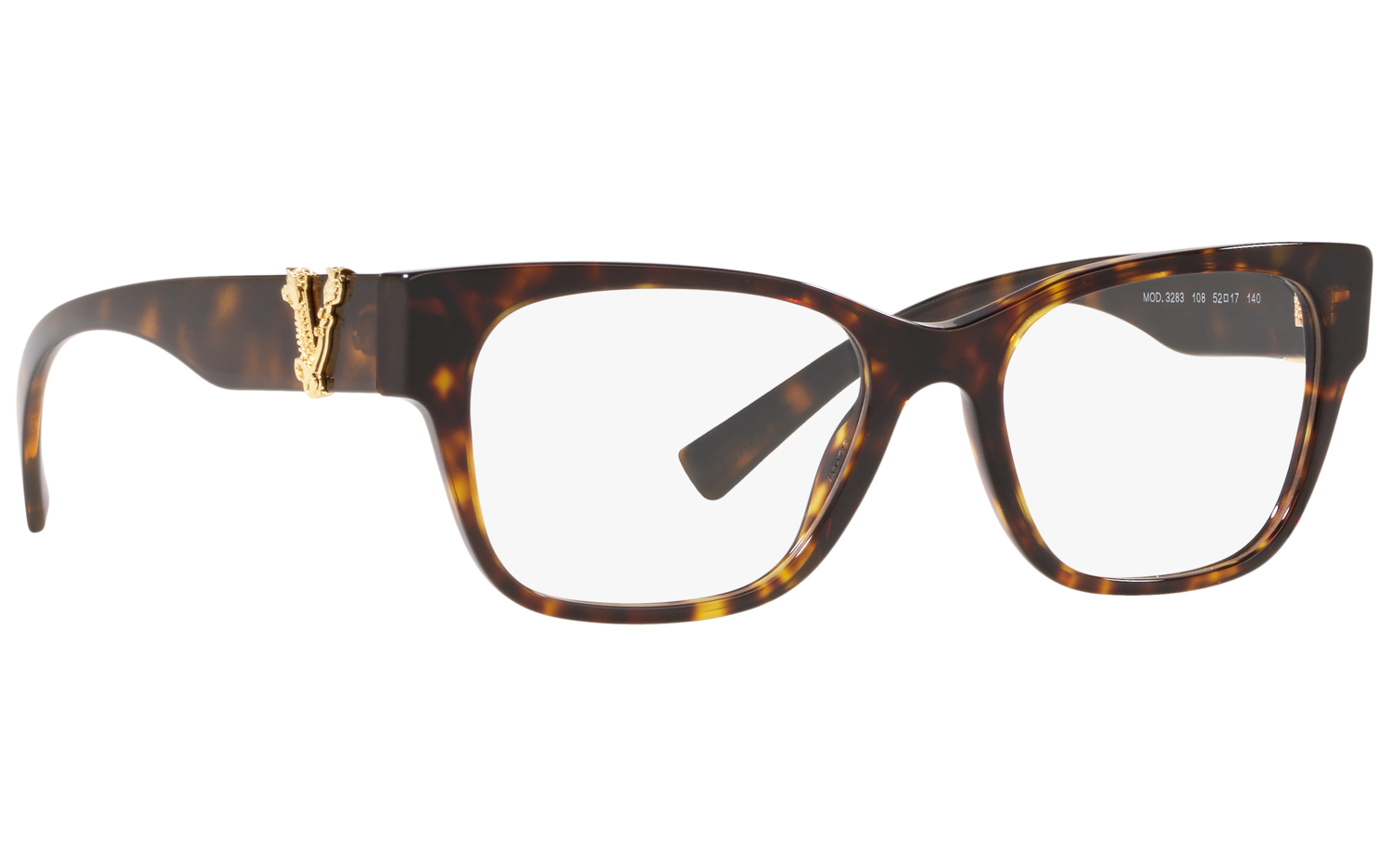 Versace VE3283 108 52 Prescription Glasses | Shade Station
