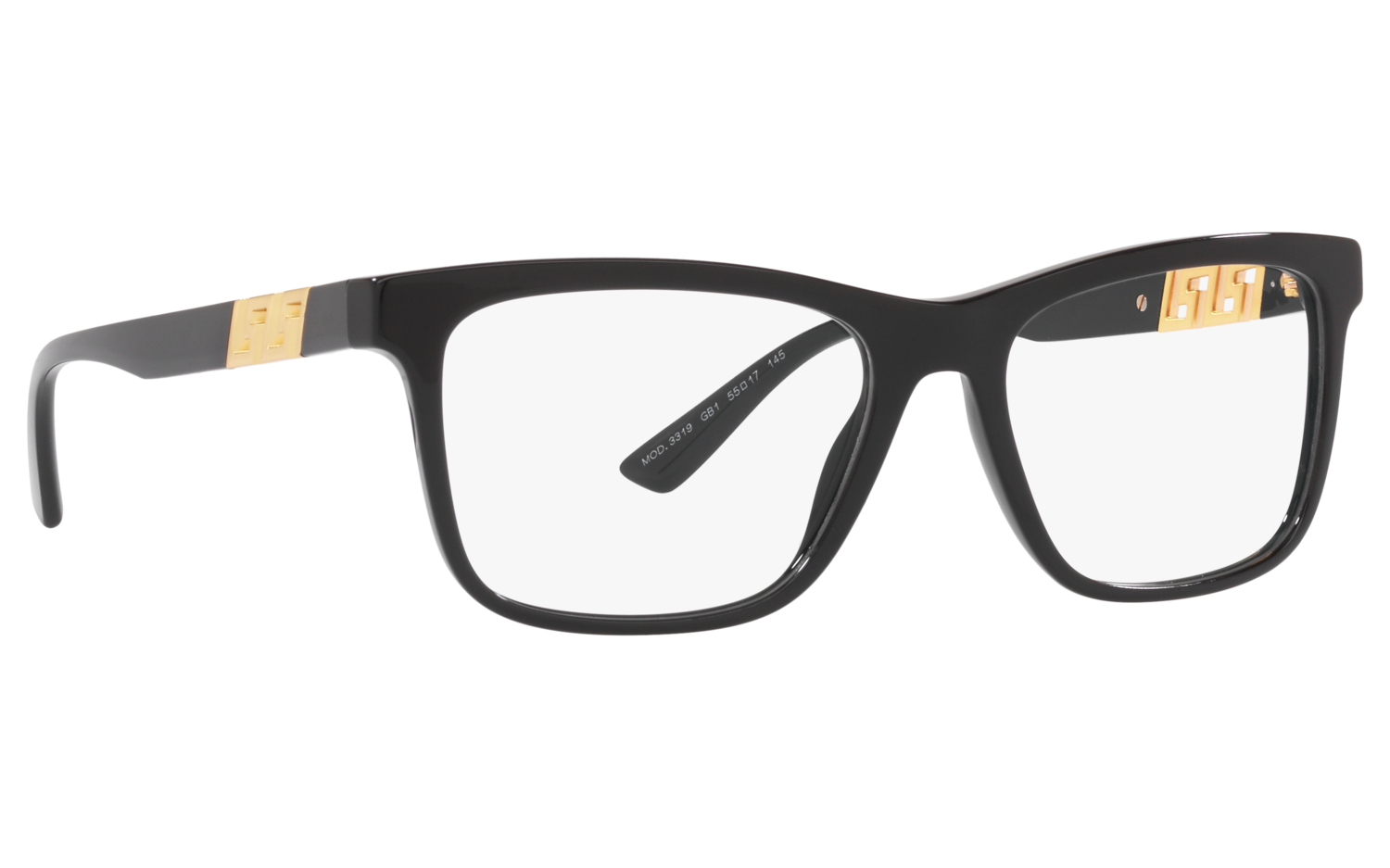 Versace VE3319 GB1 55 Prescription Glasses | Shade Station
