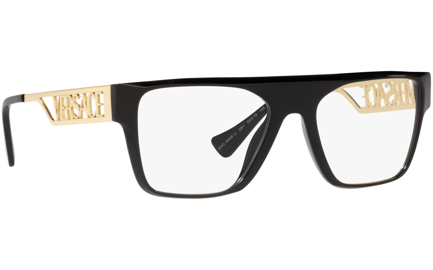 Versace VE3326U GB1 53 Prescription Glasses | Shade Station