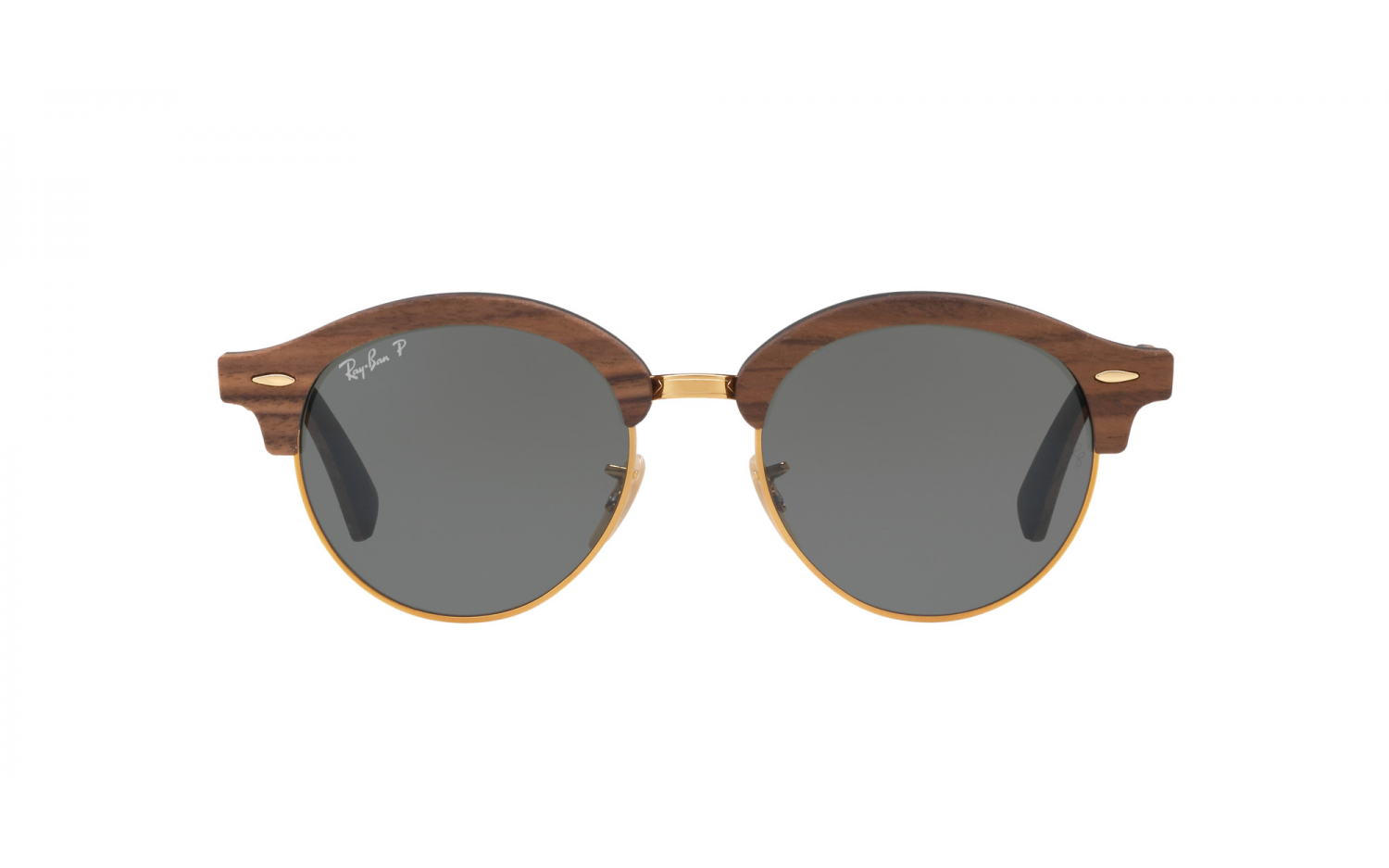 Ray-Ban Clubround Wood RB4246M RB4246M 118158 51 Sunglasses | Shade Station