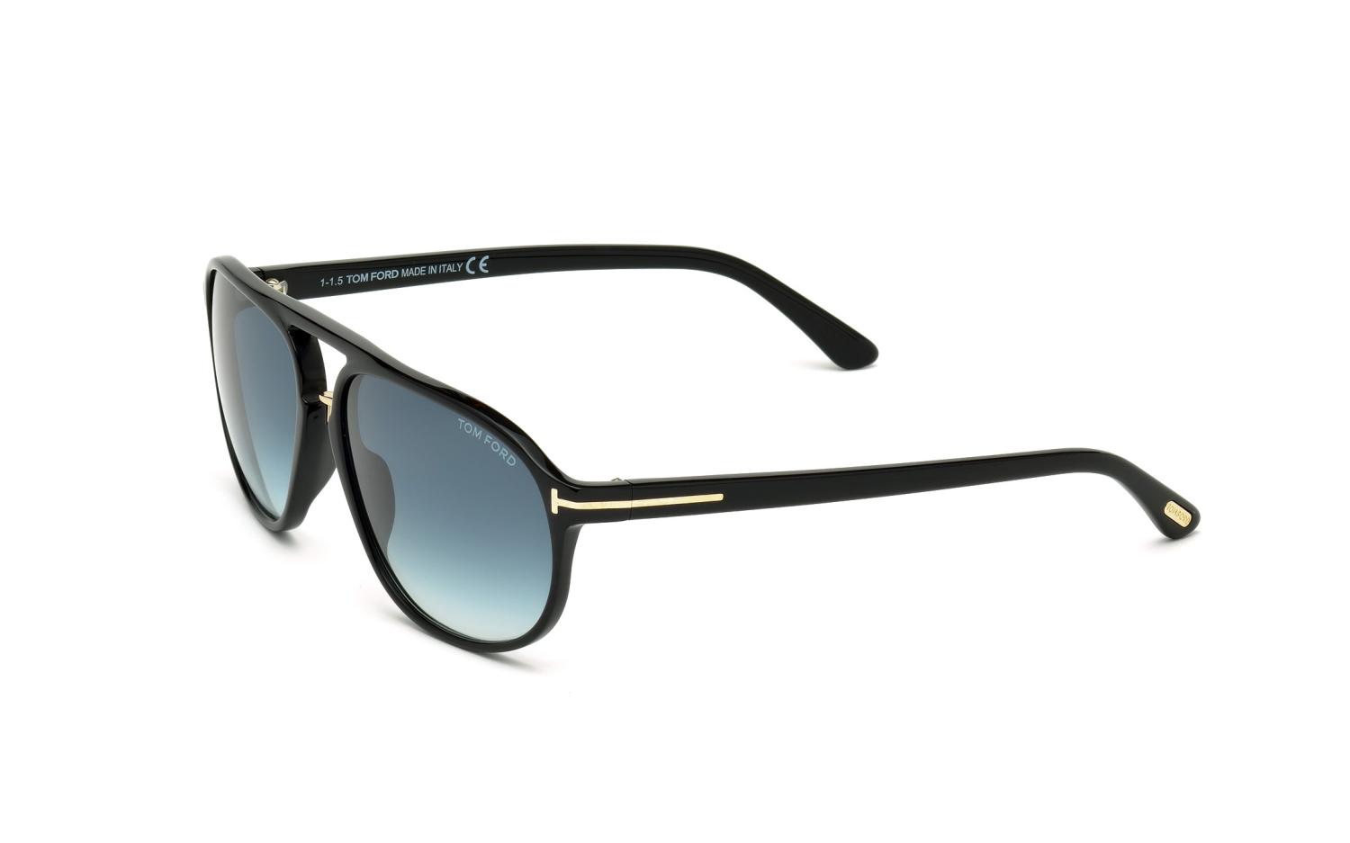 Tom Ford Jacob FT0447 01P 60 Sunglasses | Shade Station