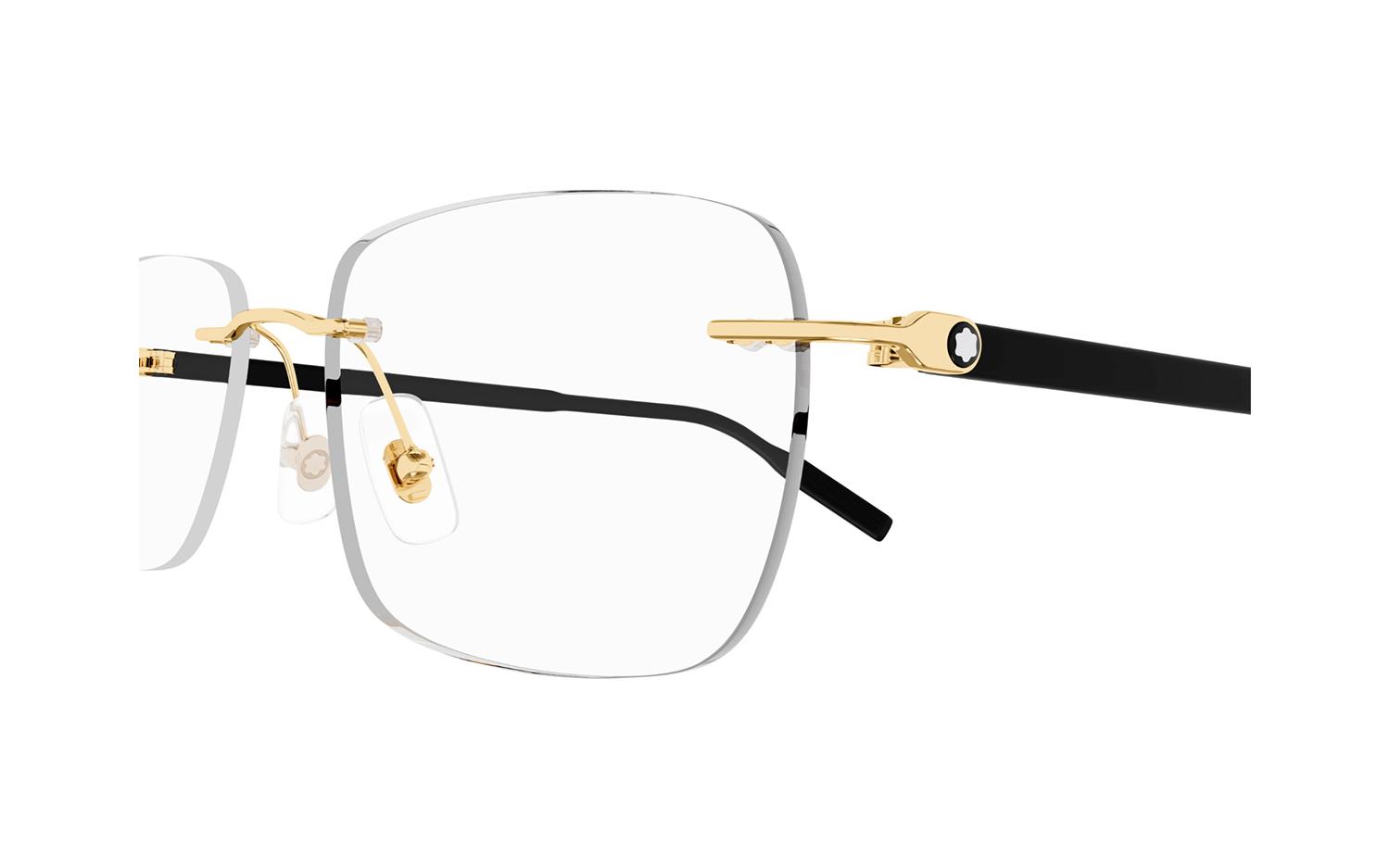 Montblanc MB0221O 015 55 Prescription Glasses | Shade Station
