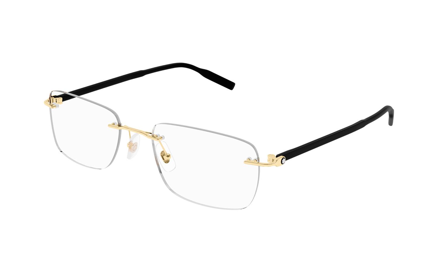 Montblanc MB0221O 015 55 Prescription Glasses | Shade Station