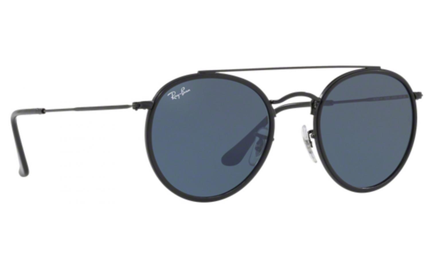 Ray-Ban Round Double Bridge RB3647N 002/R5 51 Sunglasses | Shade Station
