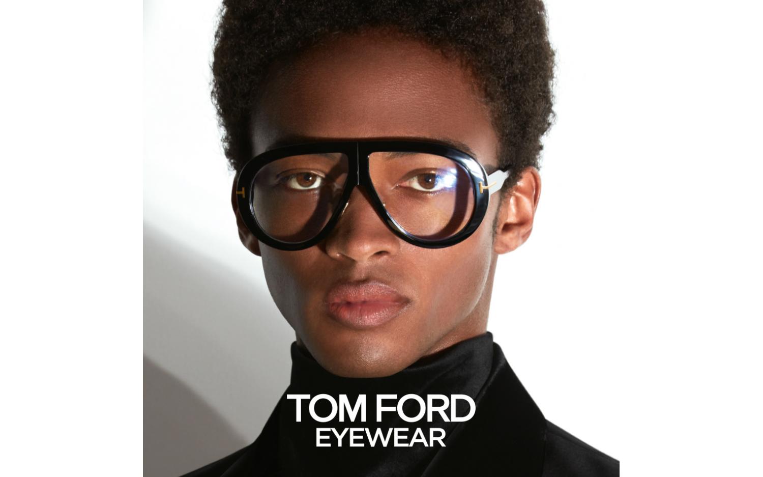 Tom Ford Troy FT0836 001 61 Prescription Glasses | Shade Station