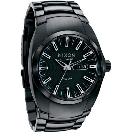 Nixon The All Black Automatic A006 1001 Watch - Shade Station