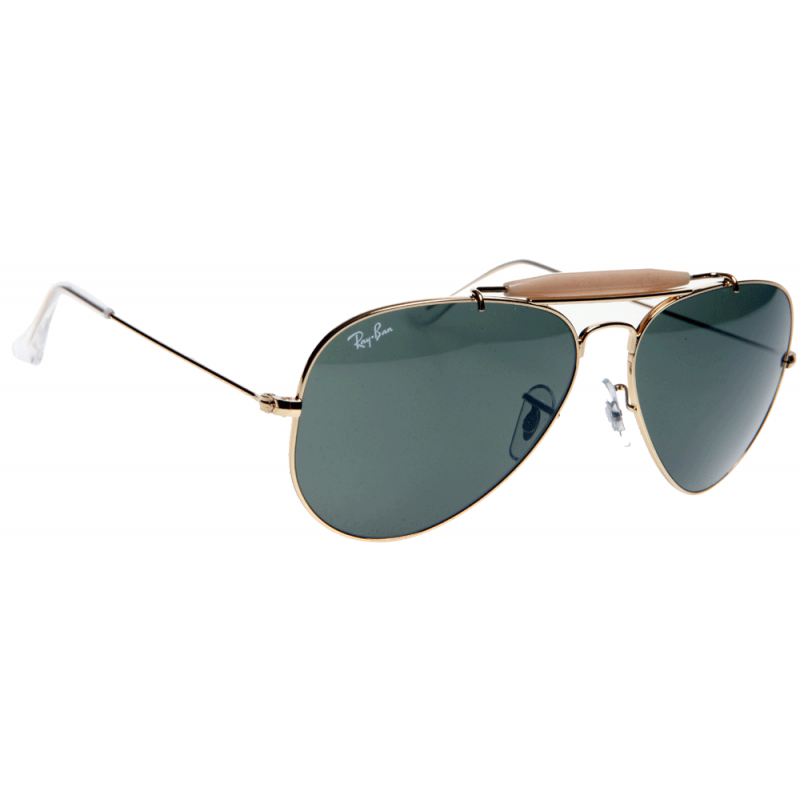 Ray-Ban Outdoorsman II RB3407 001 58 Sunglasses - Shade Station