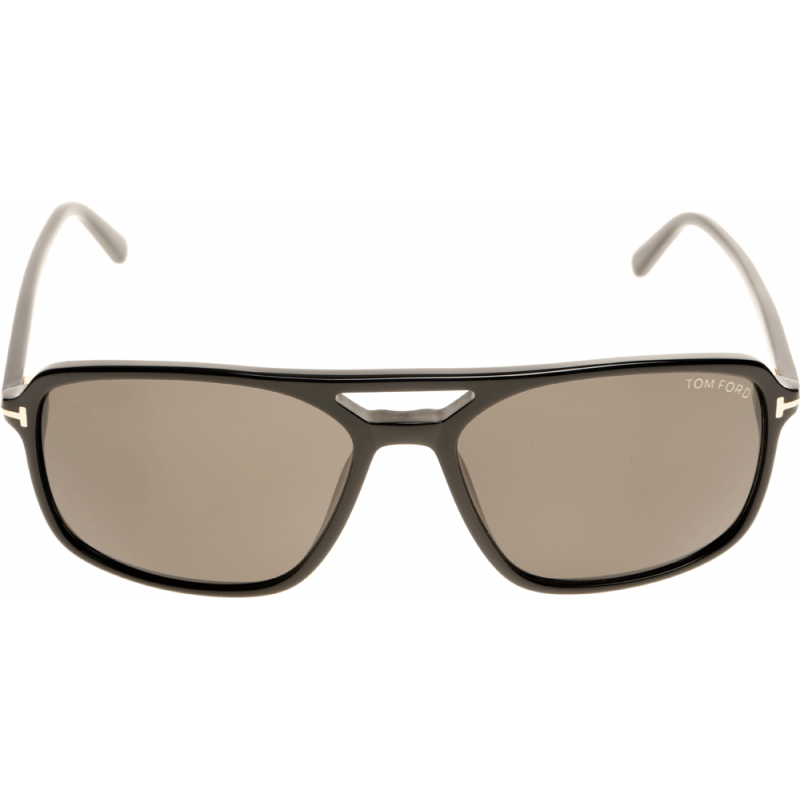 Tom Ford Terry FT0332 01B 58 Sunglasses - Shade Station