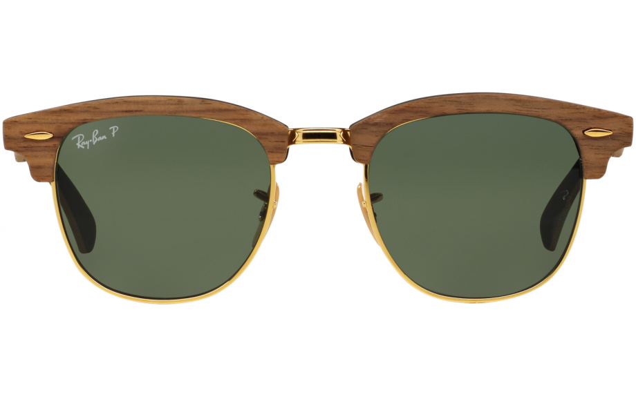 Ray-Ban Clubmaster Wood RB3016M 118158 51 Sunglasses | Shade Station