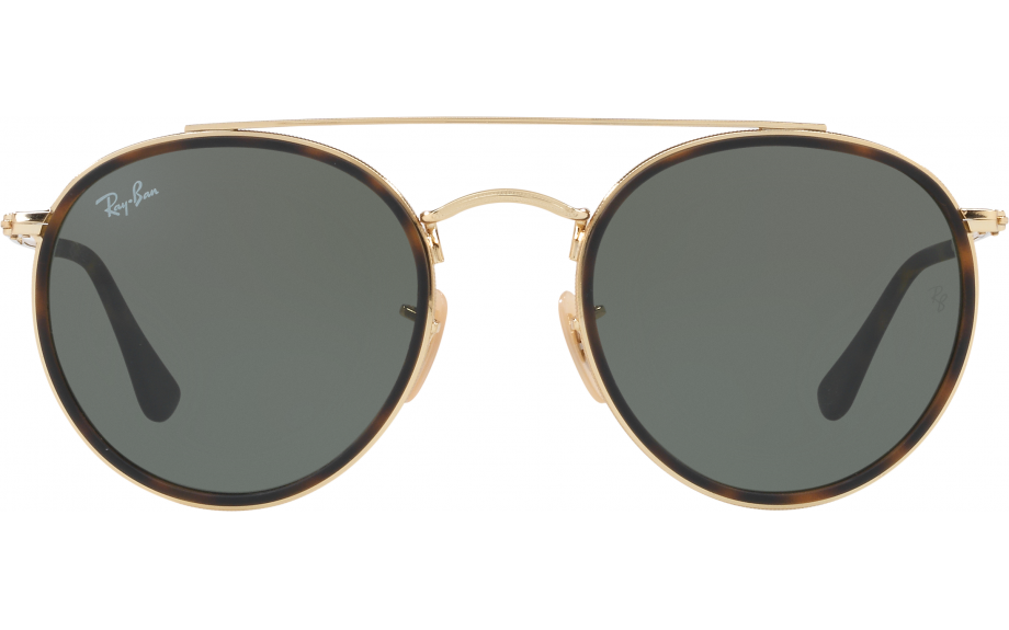 Ray-Ban Round Double Bridge RB3647N 001 51 Sunglasses | Shade Station