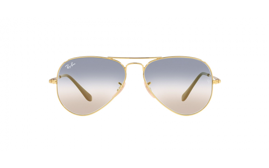 Ray-Ban Aviator Metal II RB3689 001/GD 58 Sunglasses | Shade Station