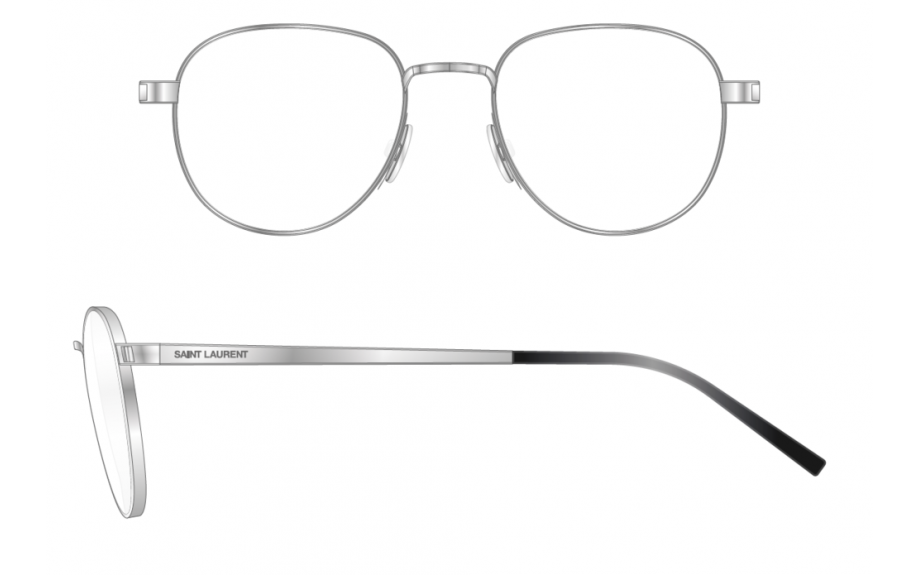 Saint Laurent SL 555 OPT 002 48 Prescription Glasses | Shade Station