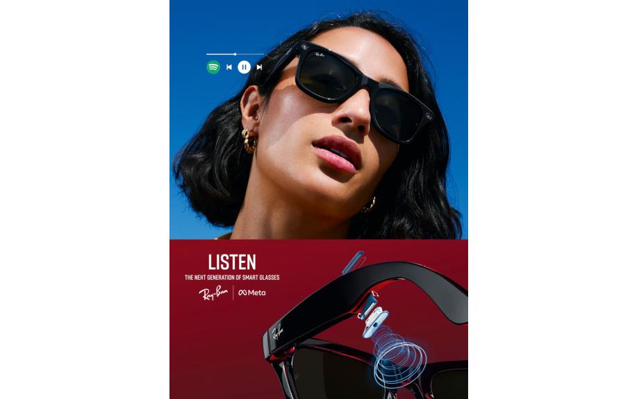 Ray-Ban Meta Wayfarer RW4008 601ST3 53 Sunglasses | Shade Station