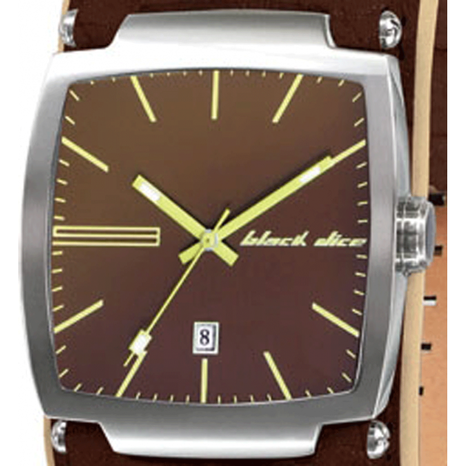 Black Dice Flow Leather BD-002-02 Watch | Shade Station