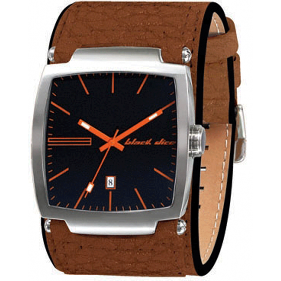 Black Dice Flow Leather BD-002-06 Watch | Shade Station