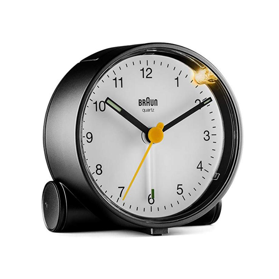 Braun Clocks Classic Alarm Clock BC01BW Watch | Shade Station
