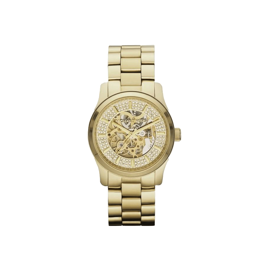 Michael Kors Automatic Gold Ion Plated MK9009 Watch | Shade Station