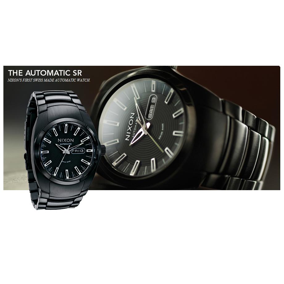 Nixon The All Black Automatic A006 1001 Watch | Shade Station